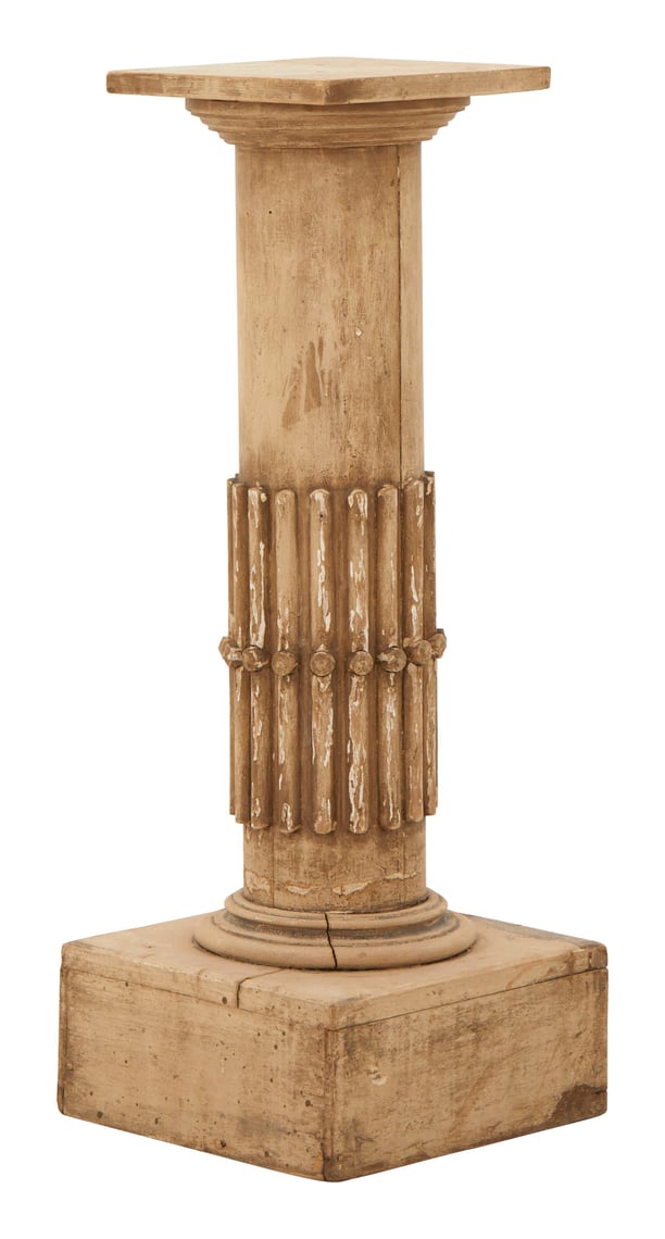Vintage Wood Column | Jayson Home | Chicago, IL