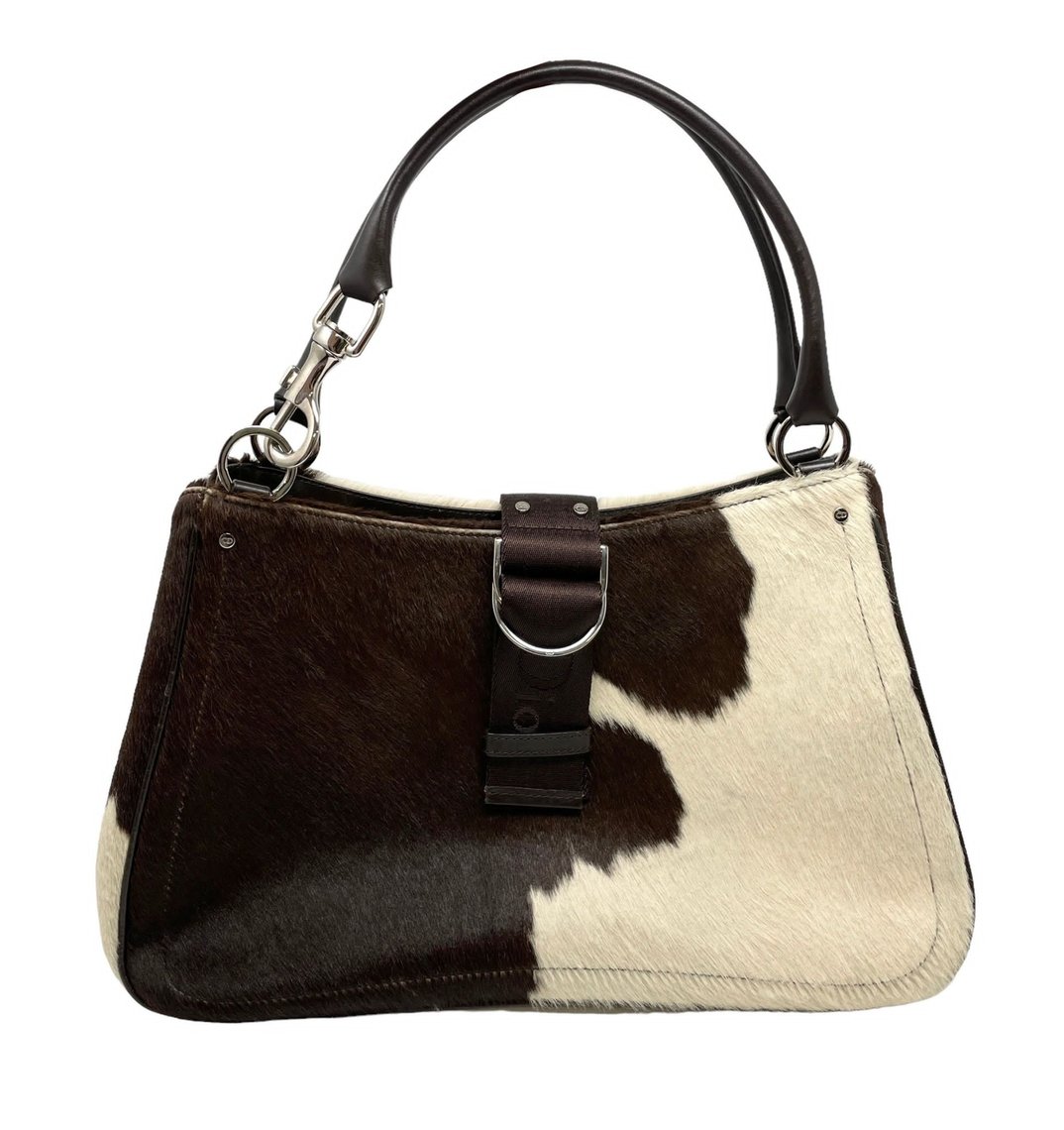 Dior Cow Print Top Handle Bag | Treasures of NYC | New York, NY