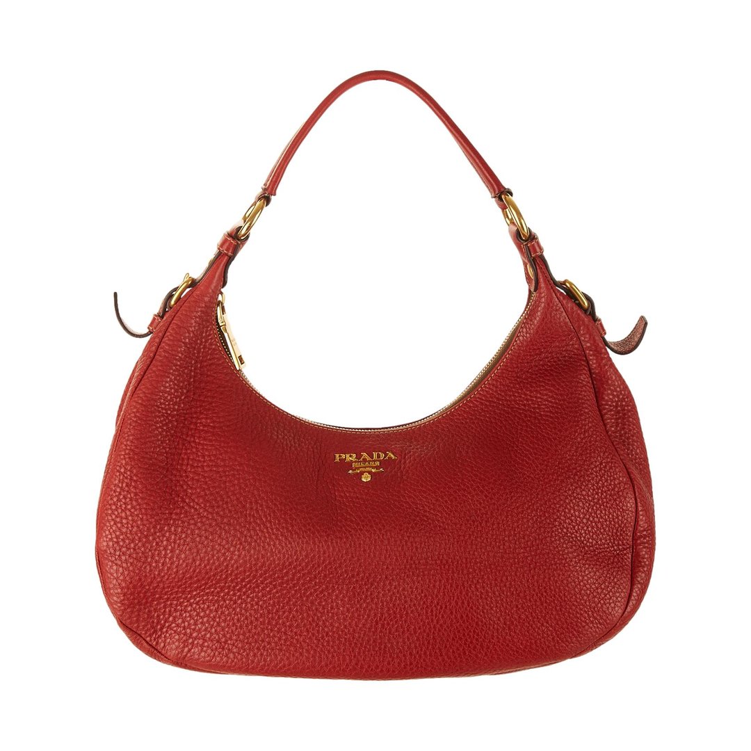 Prada Red Logo Shoulder Bag | Treasures of NYC | New York, NY