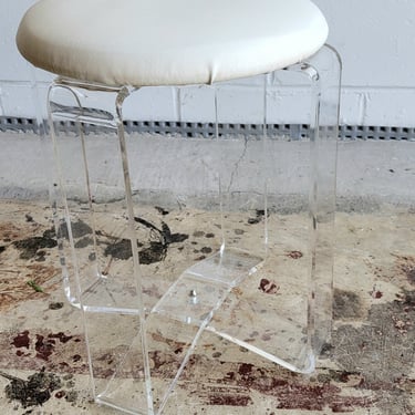 Lucite Stool | Wishbone Reserve | Baltimore, MD