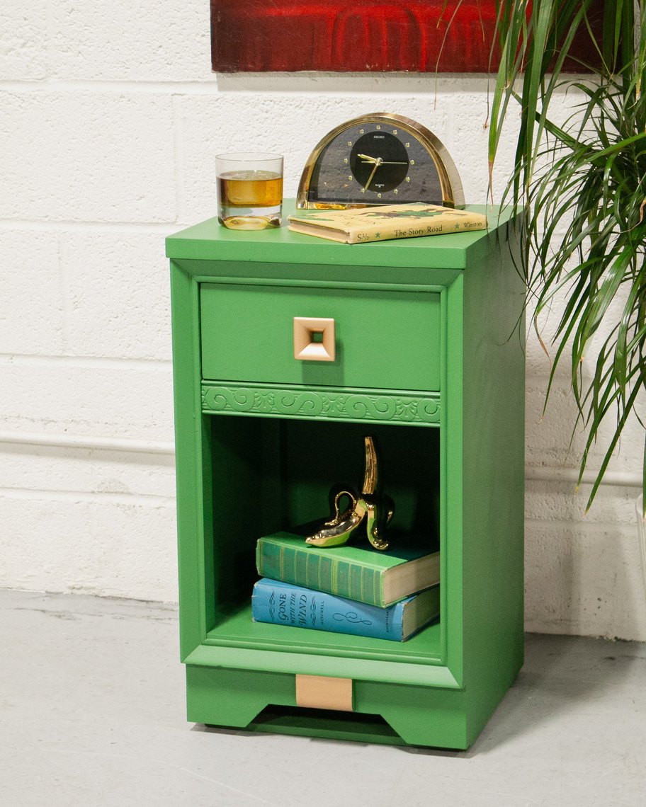 Kelly Green Nightstand | Sunbeam Vintage | Highland Park - Los Angeles, CA