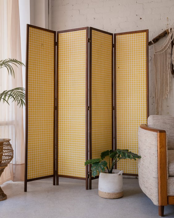 Yellow Room Divider from Sunbeam Vintage of Highland Park - Los Angeles ...