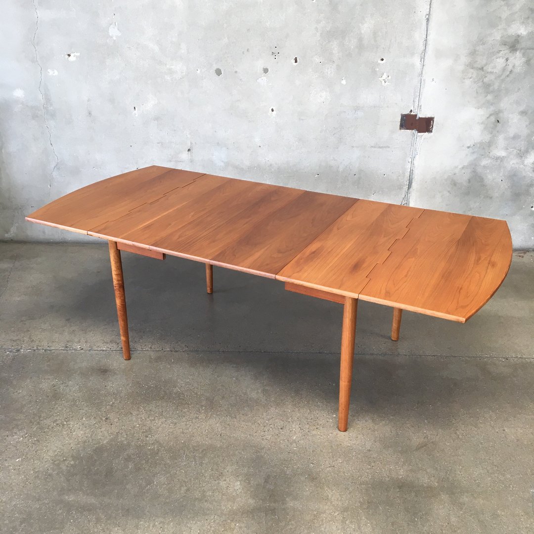 Drexel Parallel Drop Leaf Walnut Dining Table by Barney Flagg | Urban Americana | Long Beach, CA