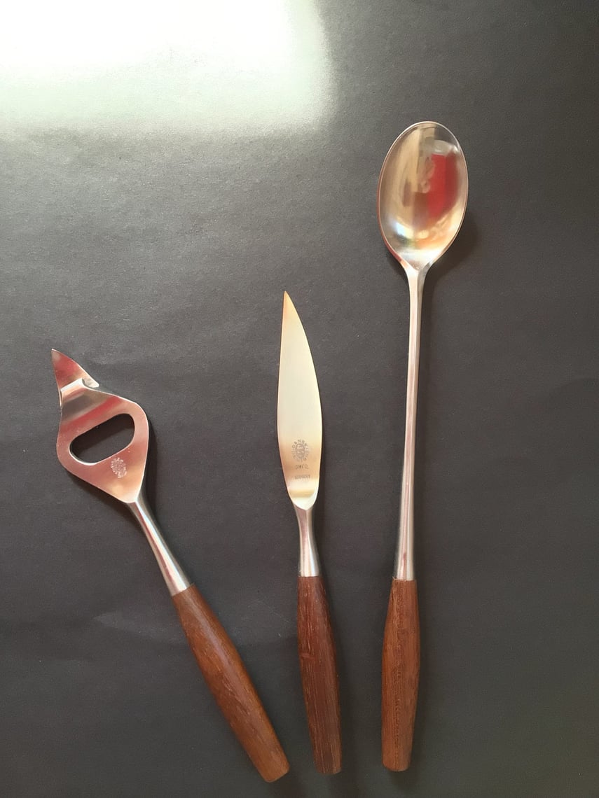 Vintage Dansk Fjord Teak Bar Set -- Dansk MCM Barware | Nauhaus Modern ...