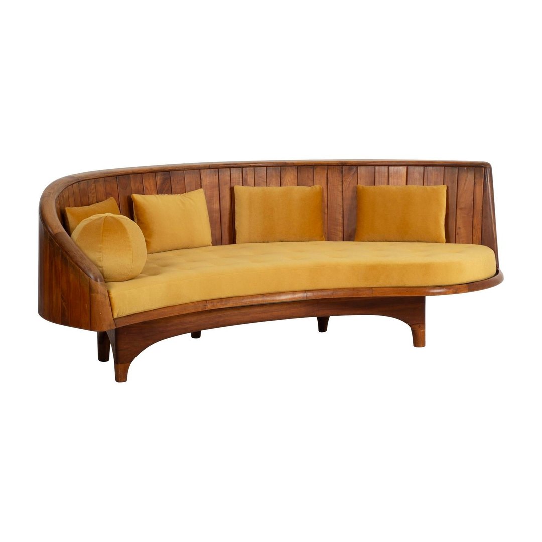 Wharton Esherick Curved Sofa 1958 | Converso | Chicago, IL
