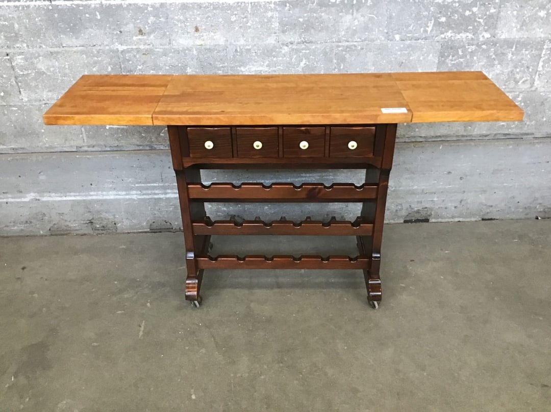 Ethan Allen Drop Leaf Cart (Seattle) | Second Use | Seattle and Tacoma, WA