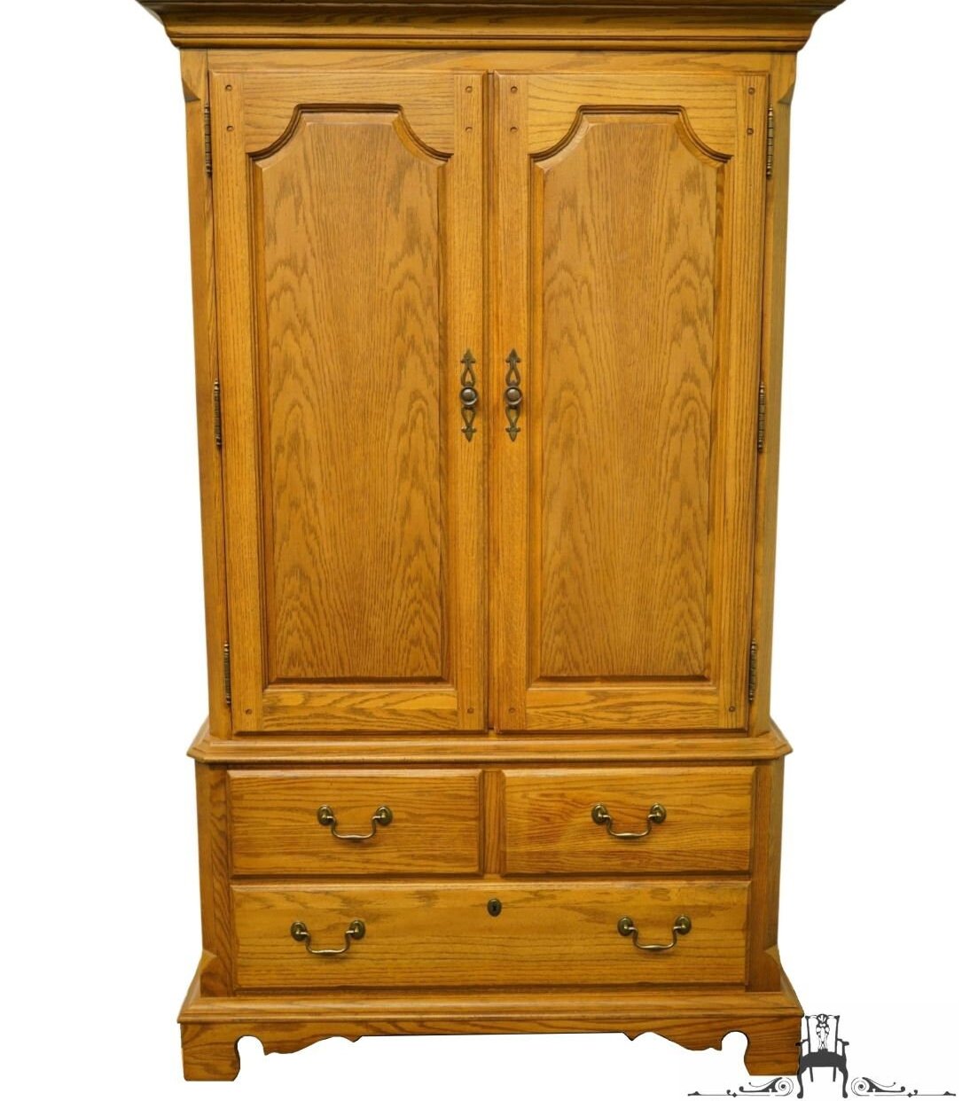 THOMASVILLE FURNITURE American Oak Collection 44" Armoire / Door Chest ...