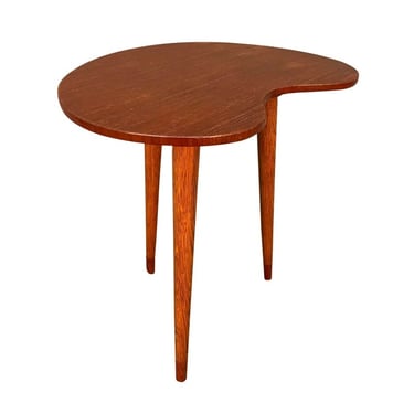 Vintage Danish Mid Century Modern Boomerang Teak and Oak End | Aymerick Modern | San Marcos, CA