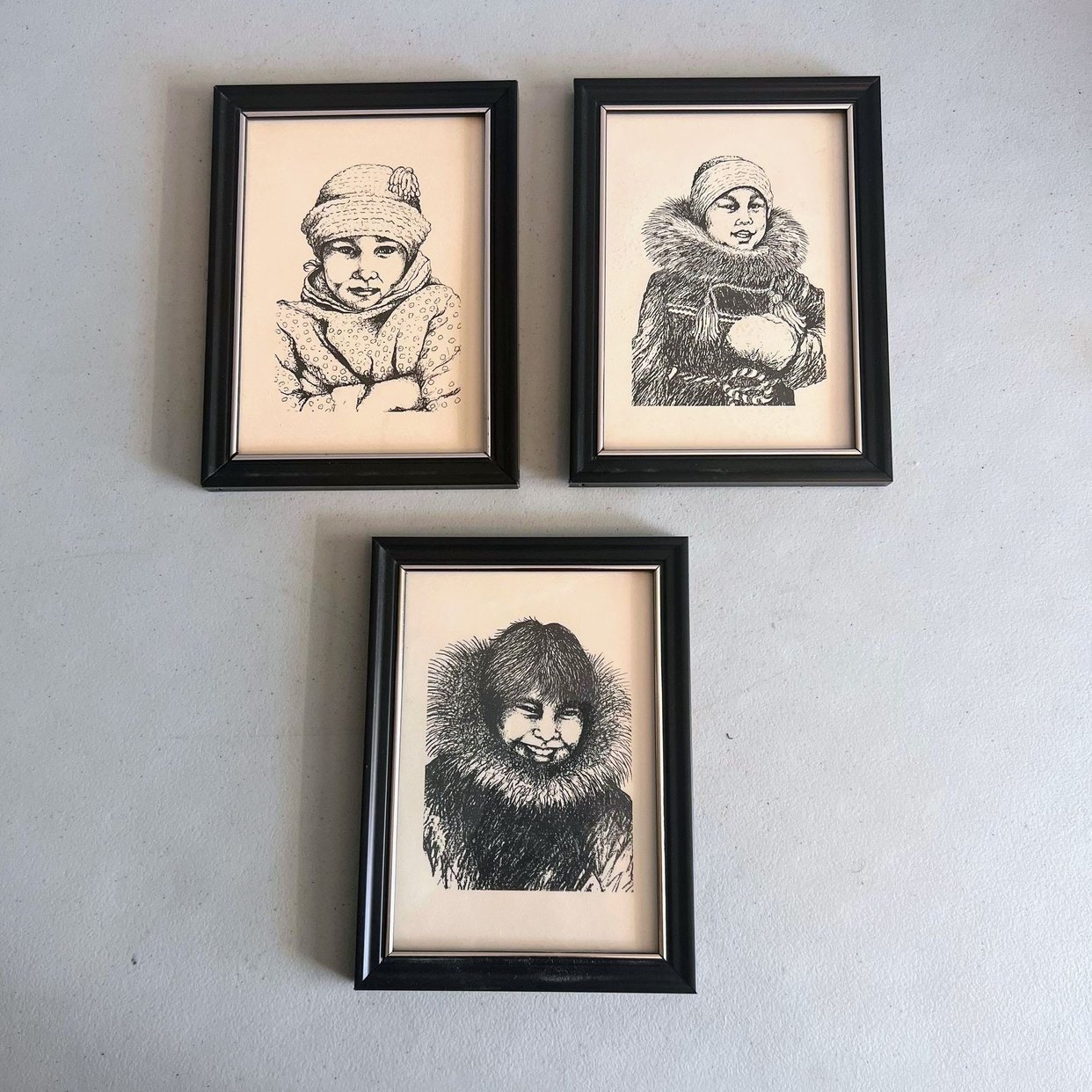 Indigenous People in Canada 3 Graphite Drawings Original Art | Over the ...