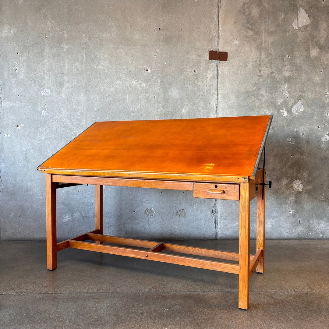 MCM Drafting Table By Hamilton Industries | Urban Americana | Long ...