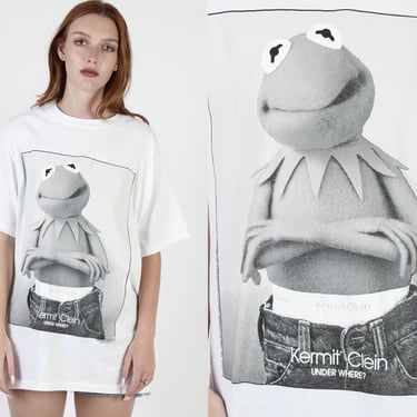 90 s Muppets Oscar the Grouch CK Parody T Shirt Noteworthy Garments Atlanta GA