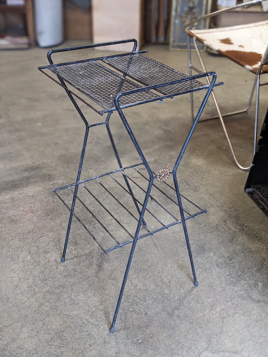 Small Vintage Wire Table | Earthwise Architectual Salvage (Seattle ...