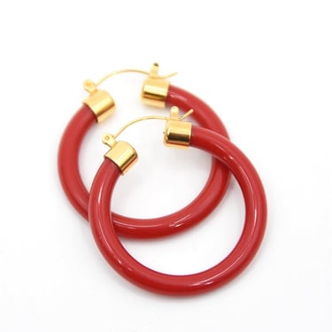 Vintage Red Hoops | Sea of Vintage | Long Beach, CA
