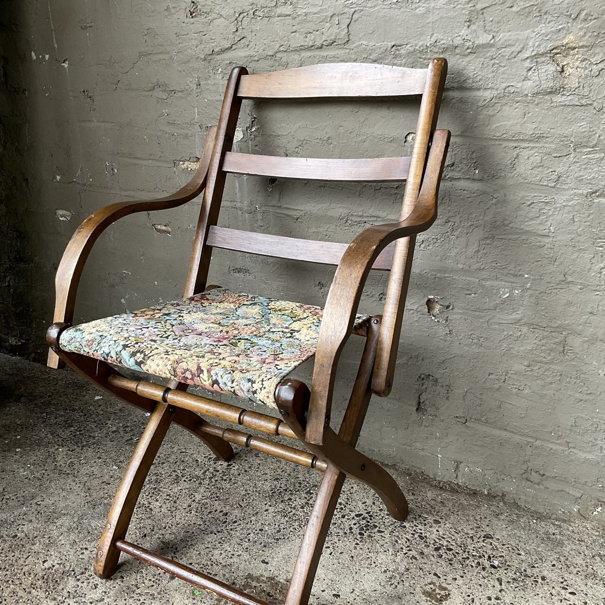 Antique Campaign Chair | GoodWood - U St - Washington, DC | ATTIC