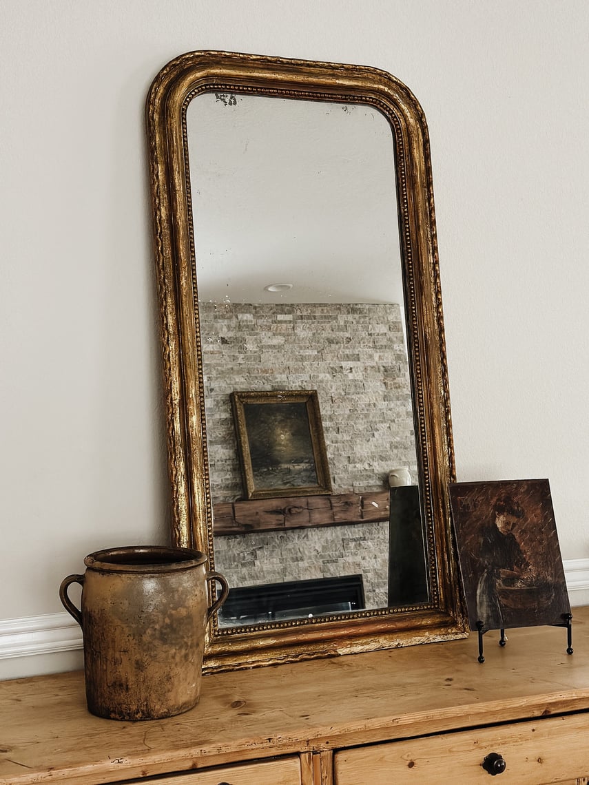Antique French Louis Mirror | Patina Maison Shoppe | Parker, CO