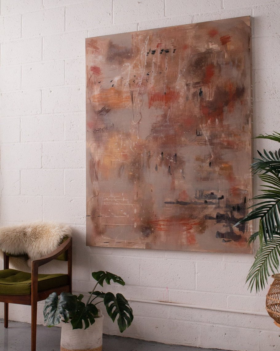 Acrylic-Pastel on Canvas By Elizabeth Marz | Sunbeam Vintage | Highland ...