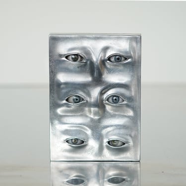 1940's Galeski Prosthetic Eyes in Aluminum Display Case | Agent Gallery ...