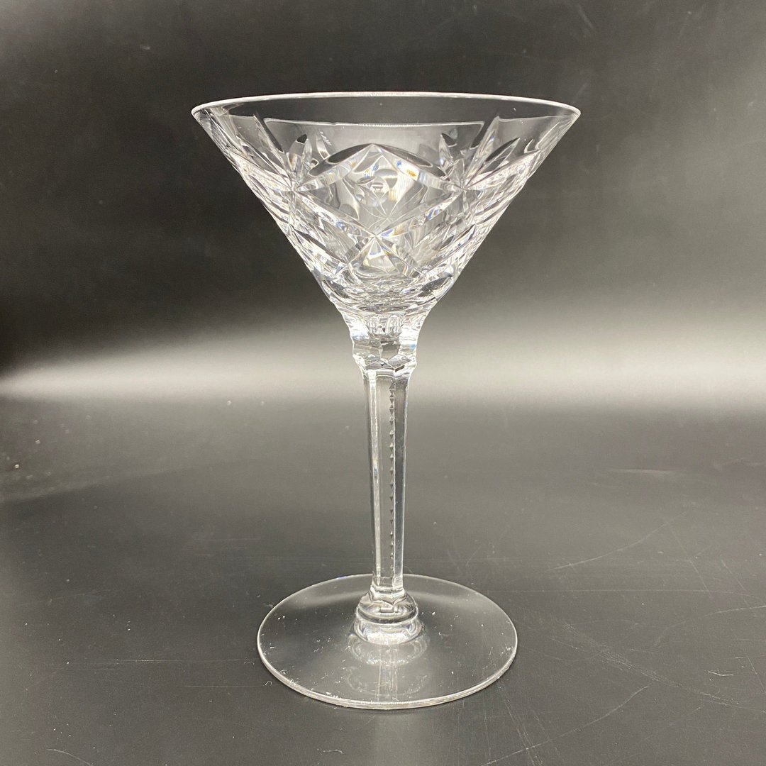 Seneca 'Stratford' Cut Crystal Martini Glasses | Community Forklift ...