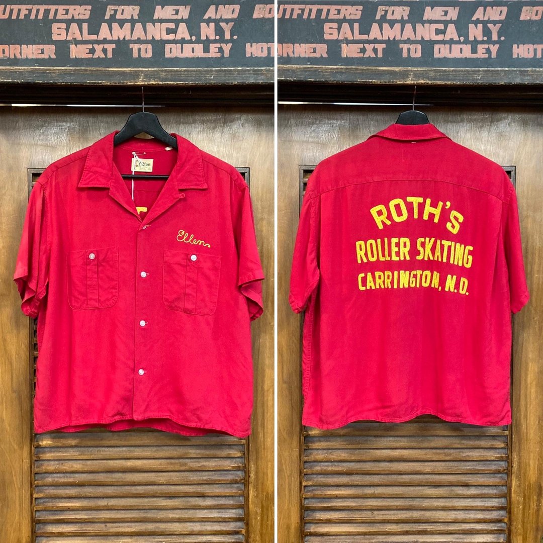 Vintage 1950’s “Hilton” Roller Skate Roller Skating Roller Rink Rayon ...