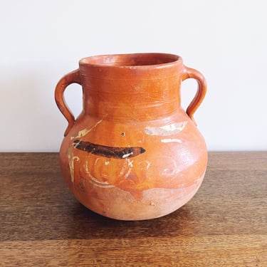 Vintage Mexican Olla Frijolera de Barro | Terra Cotta Clay Bean | The ...