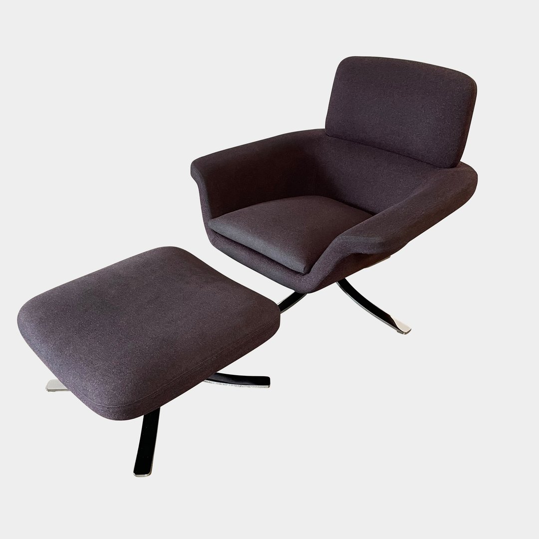 Blake-Soft Armchair & Ottoman | Modern Resale | Los Angeles, CA
