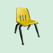 Yellow Kids Mid Century Chair | Sunbeam Vintage | Highland Park - Los ...