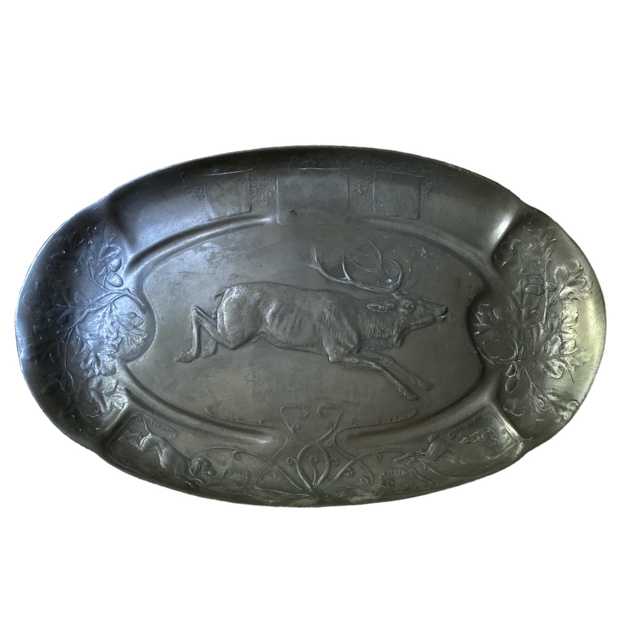 Art Nouveau Pewter Tray | Heather Cook Antiques - Atlanta, GA | ATTIC