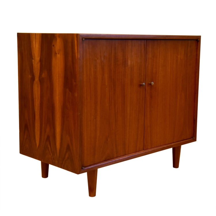 Walnut Mid-Century Modern Small Door Cabinet | Modern Mobler | Takoma ...