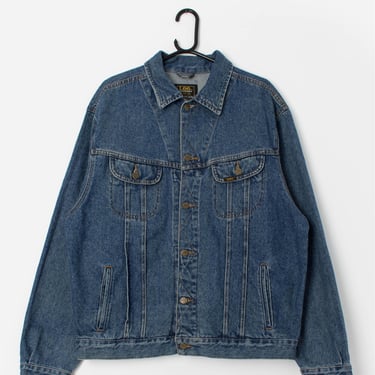 L) Vintage Lee Storm Rider Denim Jacket 121821RK | Chance L) Vintage Lee Storm Rider Denim Jacket 121821RK | Chance