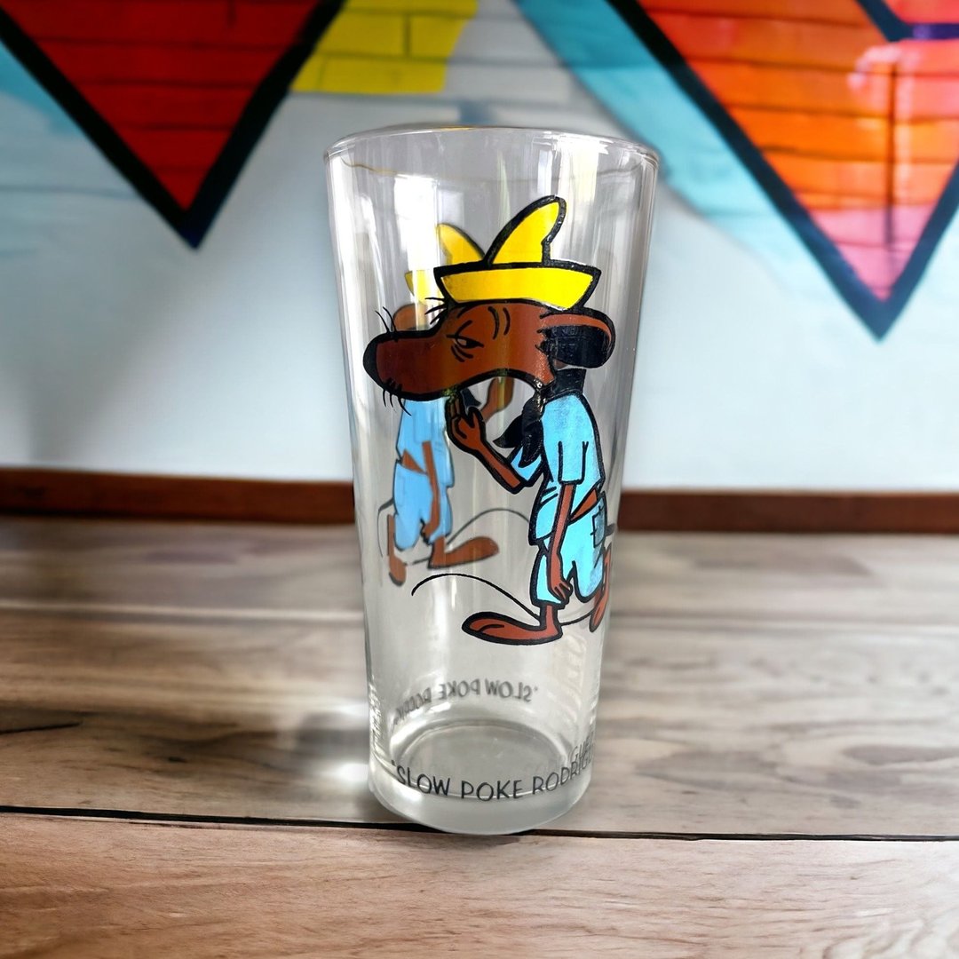 Vintage Slow Poke Rodriguez Pepsi Glass 1973 Warner Bros Collector ...