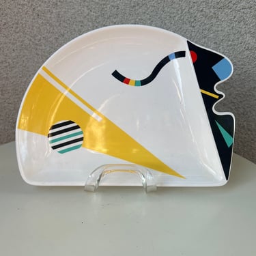 Vintage New Wave 80s face theme Plate Fijimori Kato Kogei “ | Nel and ...