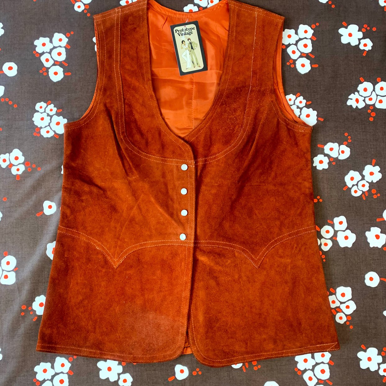 Copper Suede Vest | Prototype Vintage - Austin, TX | ATTIC