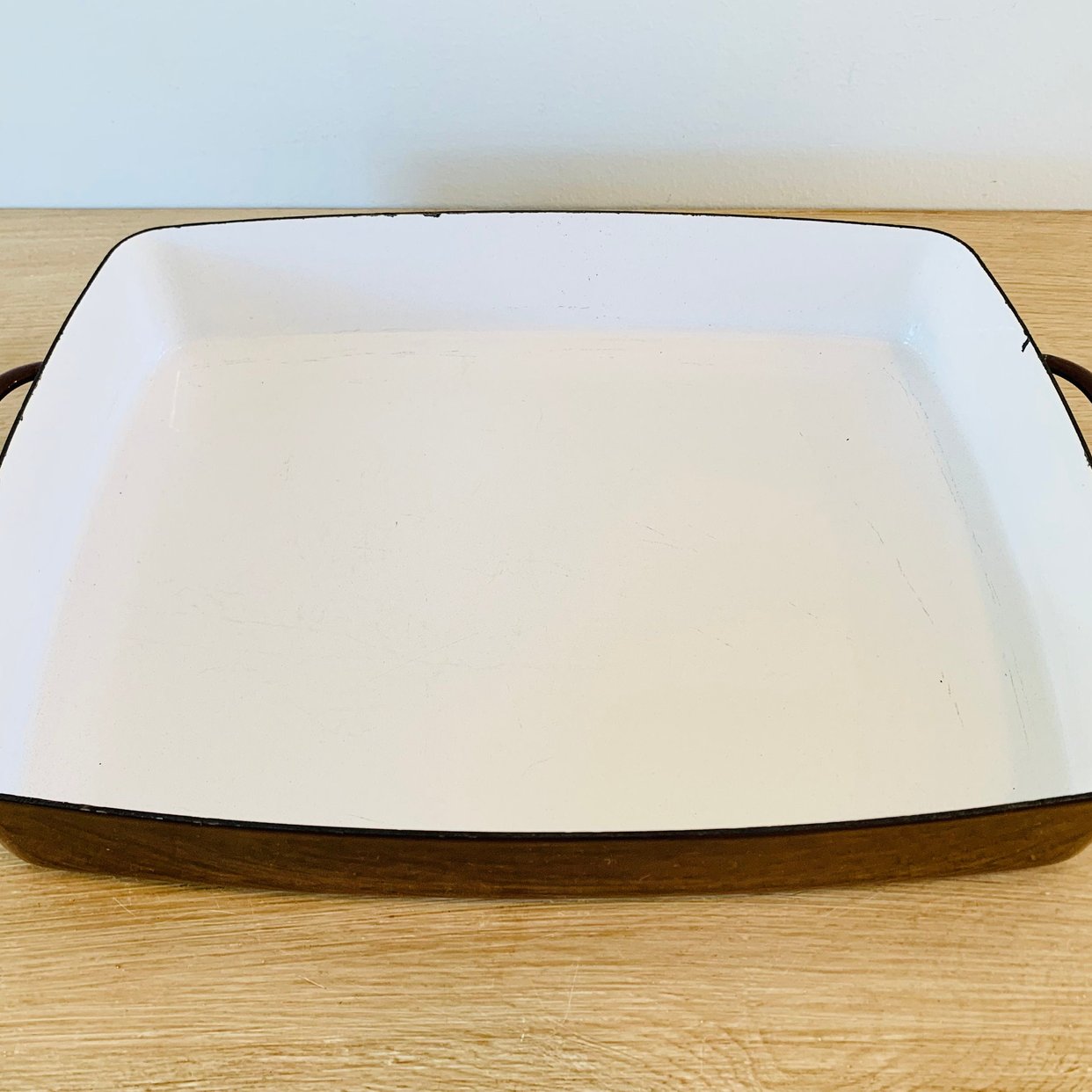 Vintage Mid Century Modern Brown Enamelware Dansk Kobenstyle | Delve ...