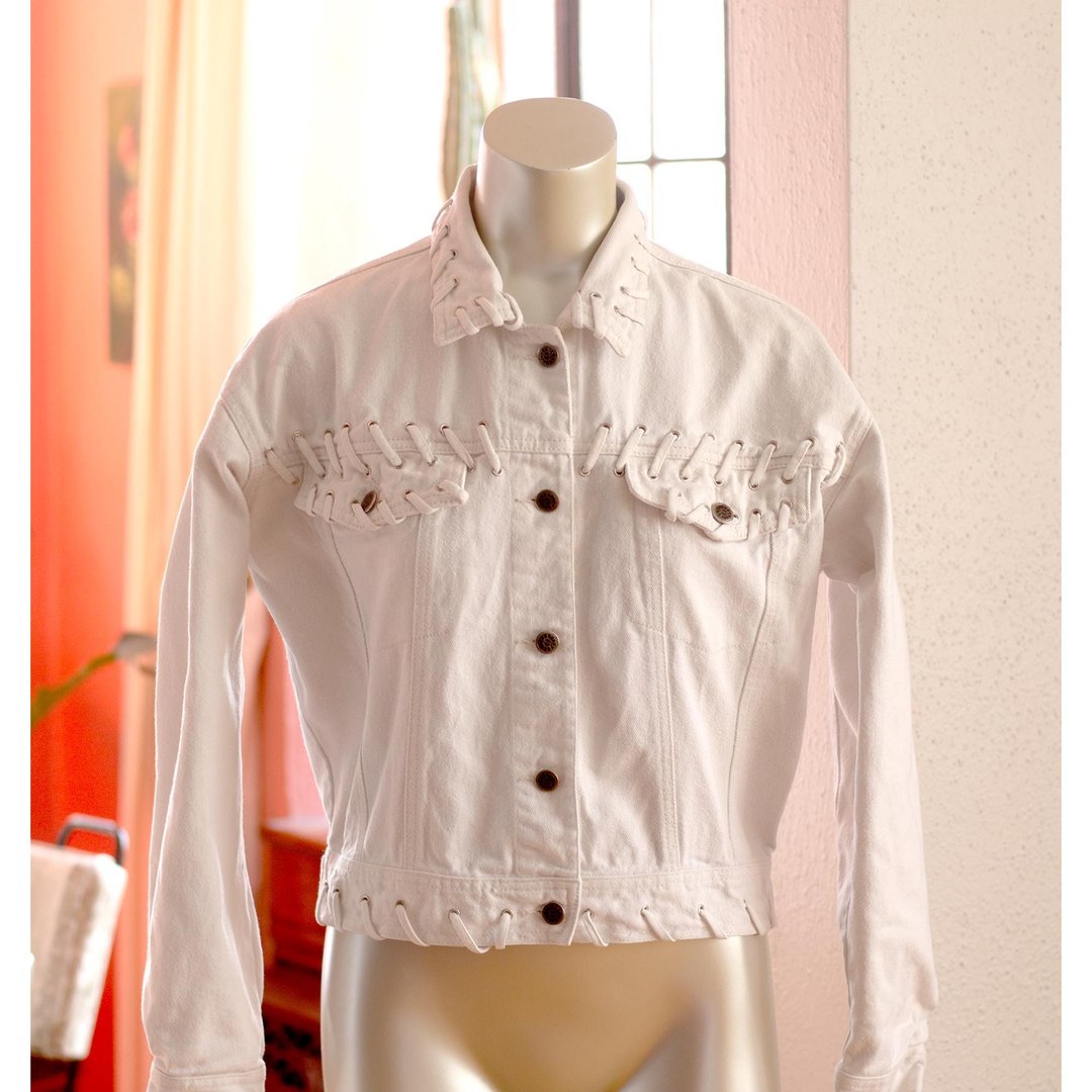 Vintage Western-Style Jean Jacket - 1980s, 1990s - Seruchi ...