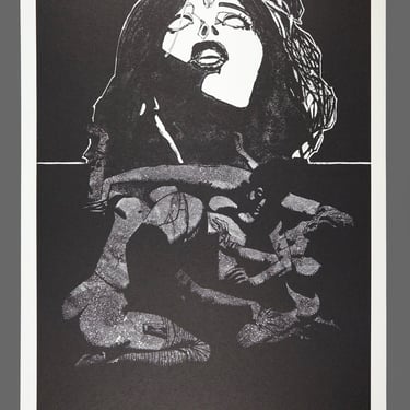 1978 Howard Chaykin Print Cody Starbuck Limited Edition 505/1000 Black ...
