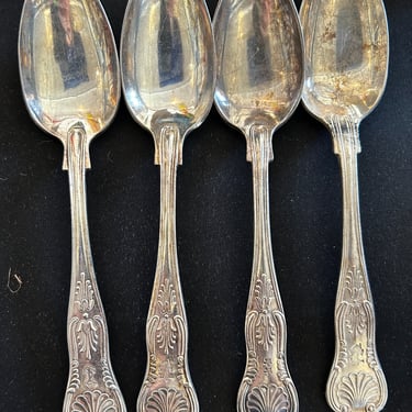 Set of (4) US Navy 7.5" Silver Solder Spoon | Annapolis Maritime ...