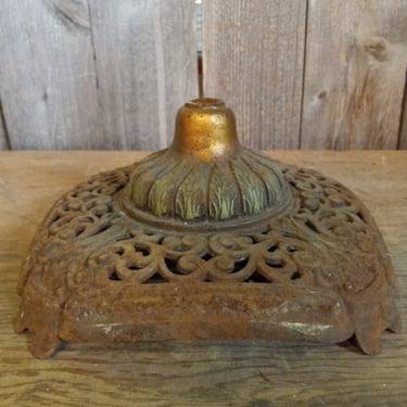 Antique Cast Iron Lamp Base | Earthwise Architectual Salvage (Tacoma ...