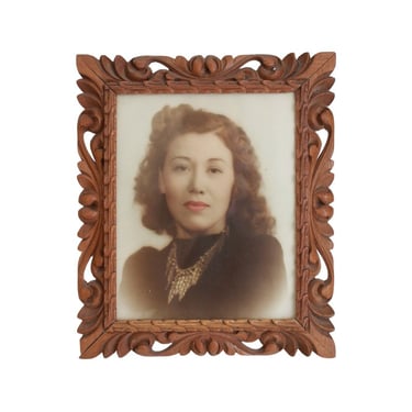 1940s Hand Carved Wooden Picture Frame - 1940s Photo Frame | Veracious ...