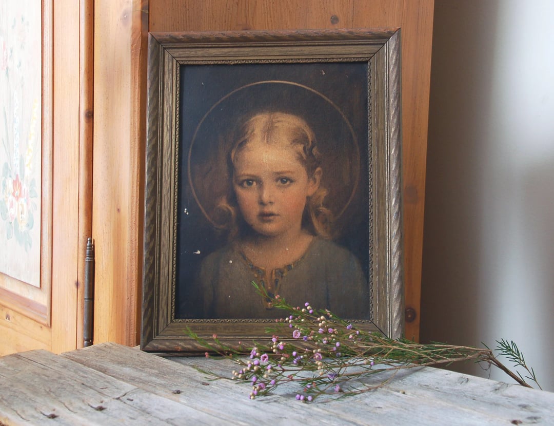 Antique Mary Most Holy C Bosseron Chambers / 1920s Virgin Mary ...