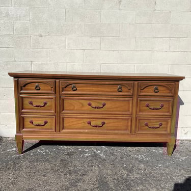 Vintage Antique Wood Dresser Traditional Buffet Media Console Changing Table Deja Vu Decors Los Angeles CA