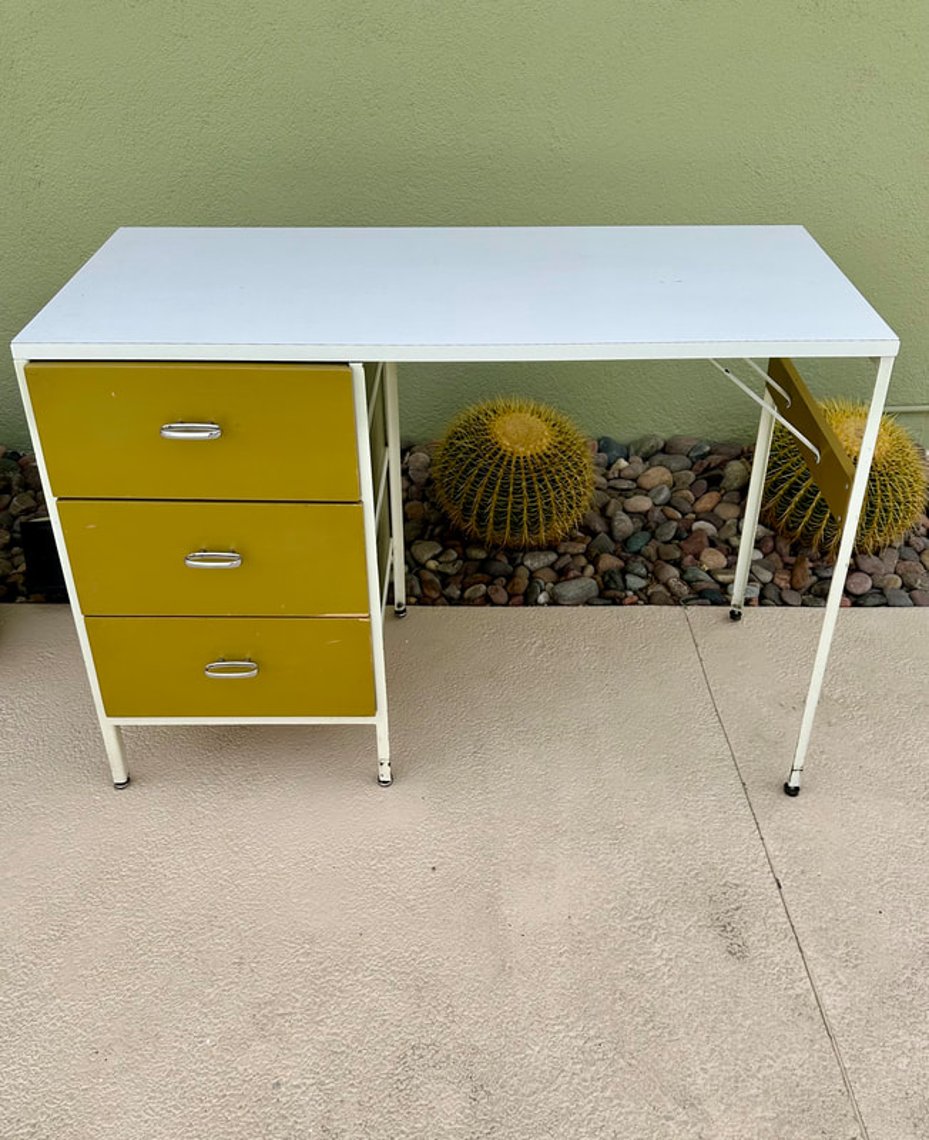 Nelson Steel Frame Desk | Boomerang for Modern | San Diego, CA