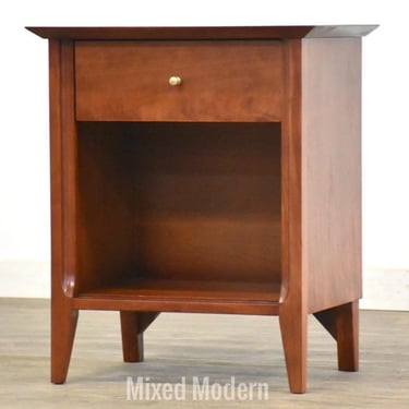 Refinished Cherry Nightstand by Basic Witz | Mixed Modern - Nashua, NH ...