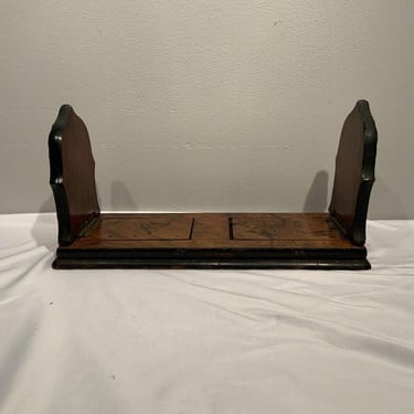 Antique 1890 English Gothic Revival Birl & Brass Telescoping Book ...