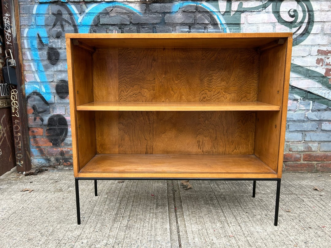Paul Mccobb mid century modern small maple bookcase book shelf ...