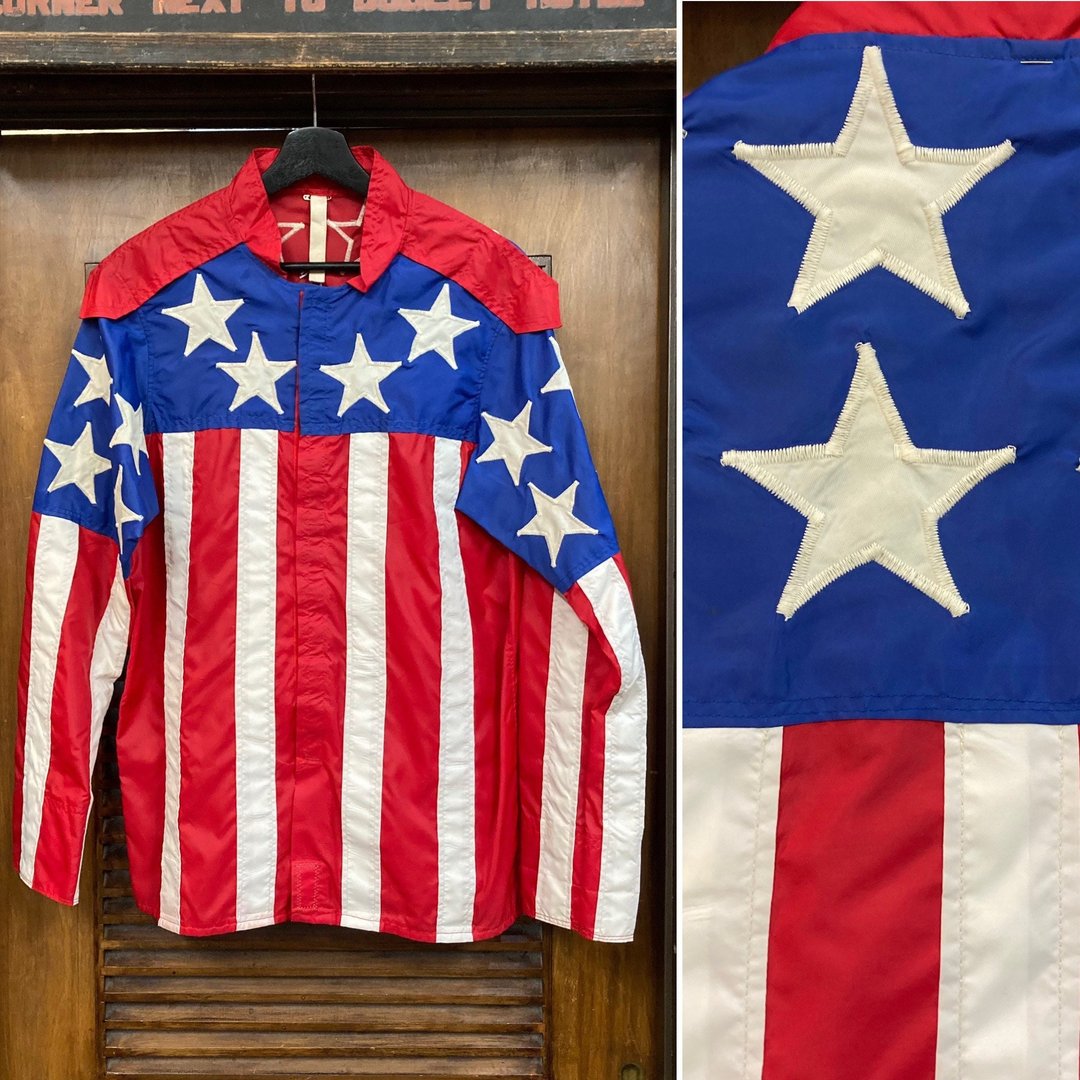 Vintage 1970’s Stars and Stripes Mod Stuntman Jockey Race Jacket, 70 ...