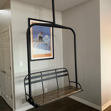 Ski Chairlift Swing - 3 person - replica ski | Colorado Ski Chairs ...