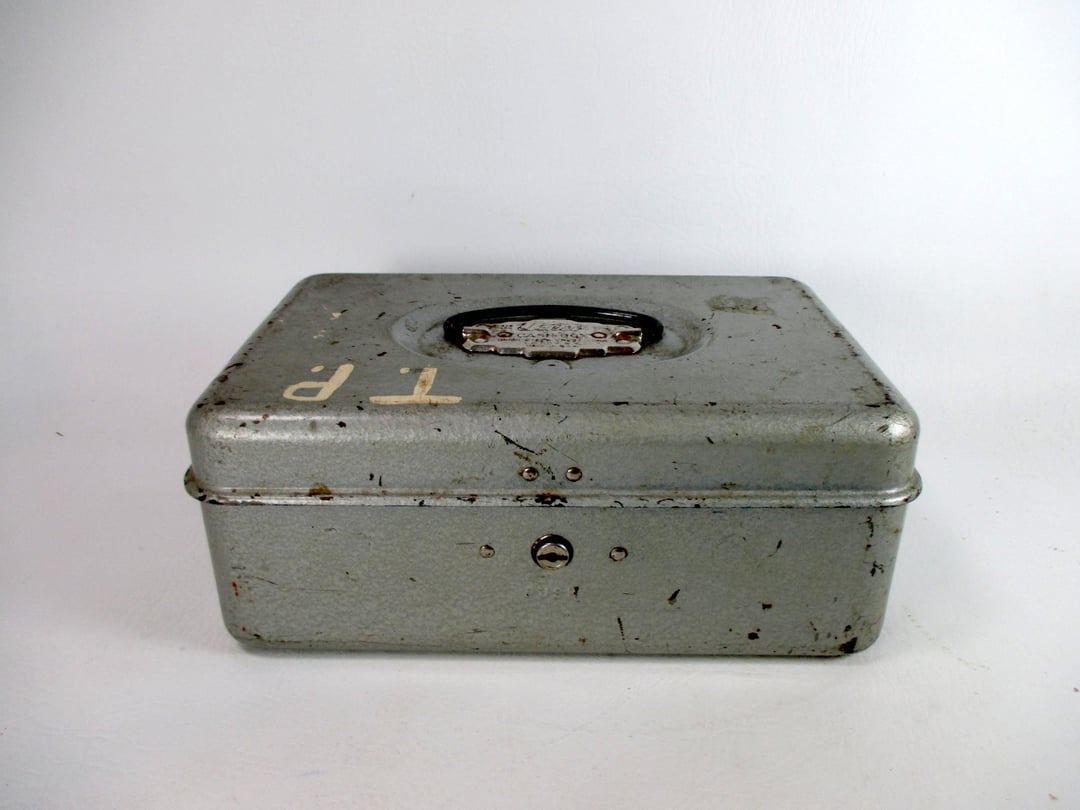 Utilco Union Steel Distressed Metal Box Vintage Utility Chest ...