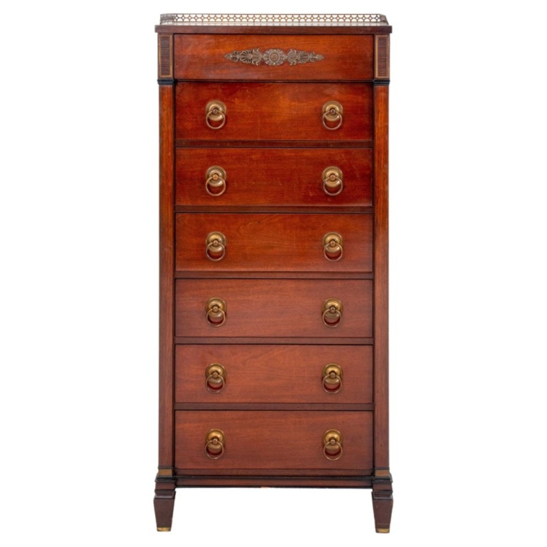 French Directoire Style Mahogany Semainier Dresser | Showplace Antique ...