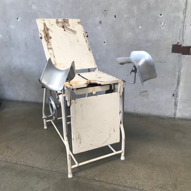 Vintage 1930s Metal Operating Exam Table with Knee | Urban Americana ...
