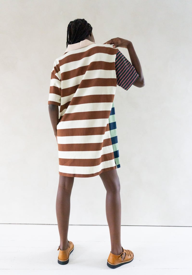 Pilar Dress in Sage Stripe Combo | Vestige | Fishtown - Philadelphia, PA